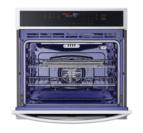 LG - WSEP4723F - 4.7 cu. ft. Smart Wall Oven with Convection and Air ...
