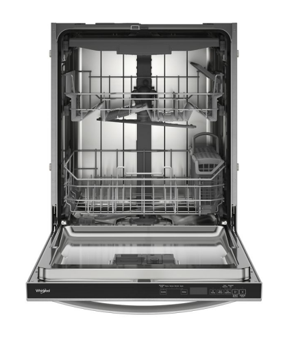 Whirlpool - WDT550SAPZ - 44 dBA ADA Compliant Dishwasher Flush with ...