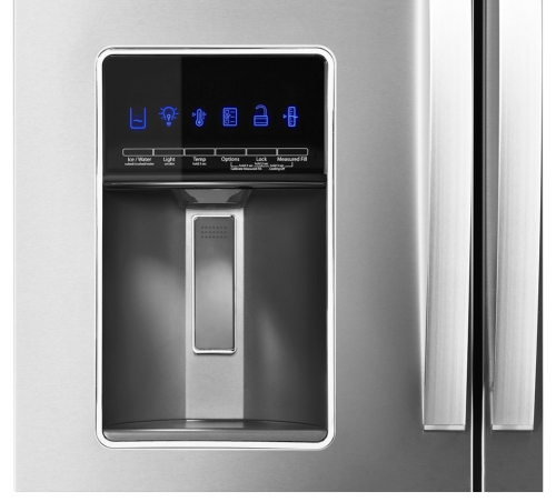 Whirlpool - WRMF7736PZ - 36-inch Wide 4 Door Refrigerator with Prep and ...